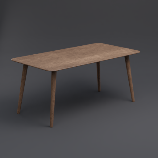 Wooden table | FREE Tables models | BlenderKit