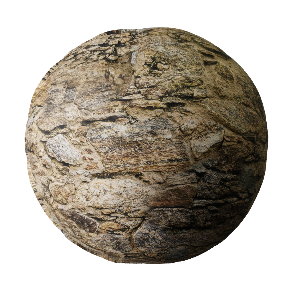 Rock Dry Wall | FREE rock materials | BlenderKit