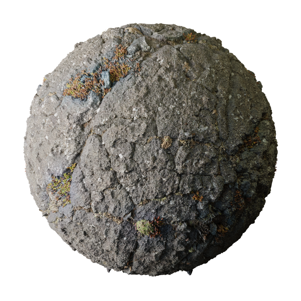 Vulcanic Rock Surface A | FREE ground materials | BlenderKit