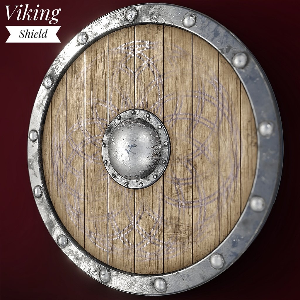 Viking Shield | Historical Weapons models | BlenderKit