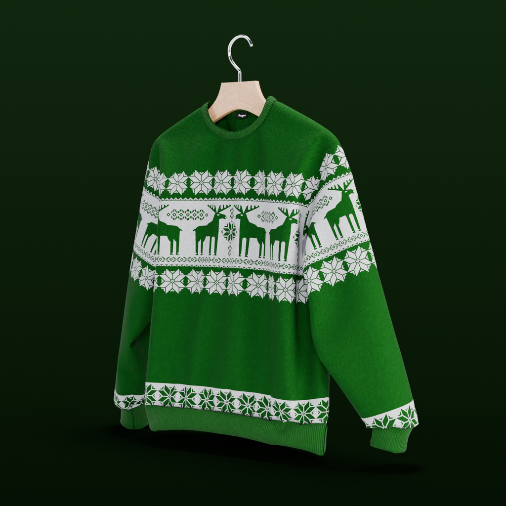 Christmas Sweater/Sweatshirt Designer | Fabrics models | BlenderKit