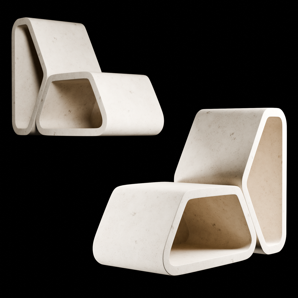 MESSÀPO Chair By Pimar | Armchairs models | BlenderKit