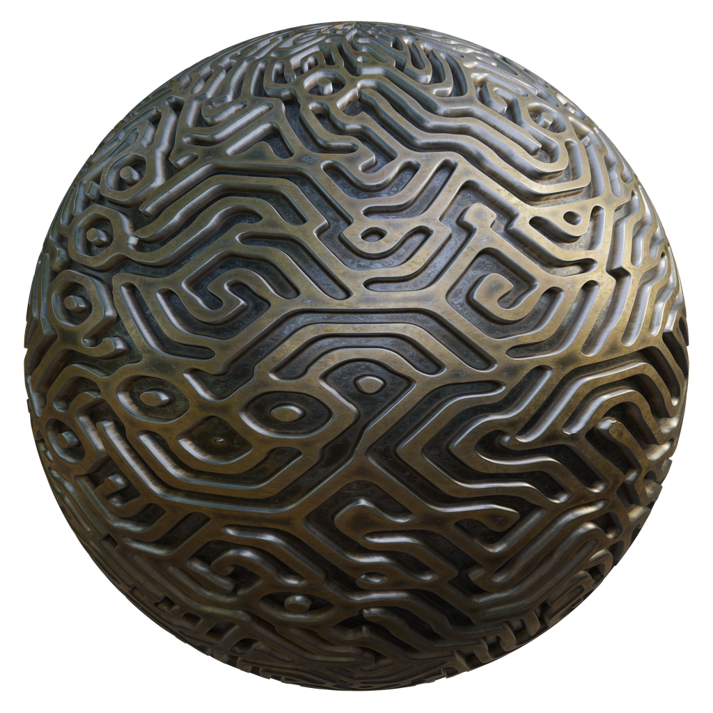 Alien Spaceship Hull | FREE tech materials | BlenderKit