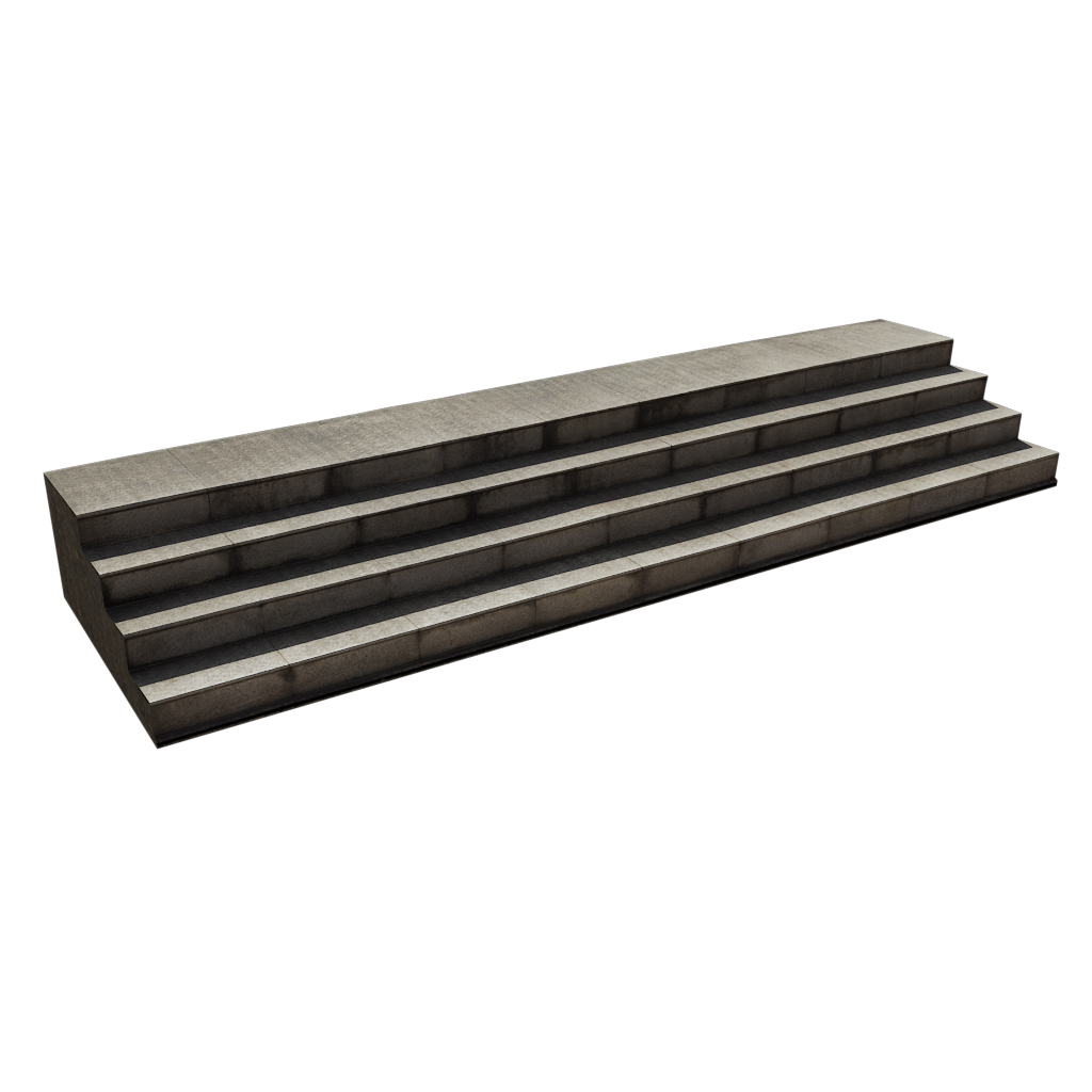 Street Stairs | FREE Stairs models | BlenderKit