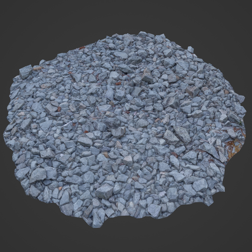 Low Poly Rocky Ground 3 | Environment Elements models | BlenderKit