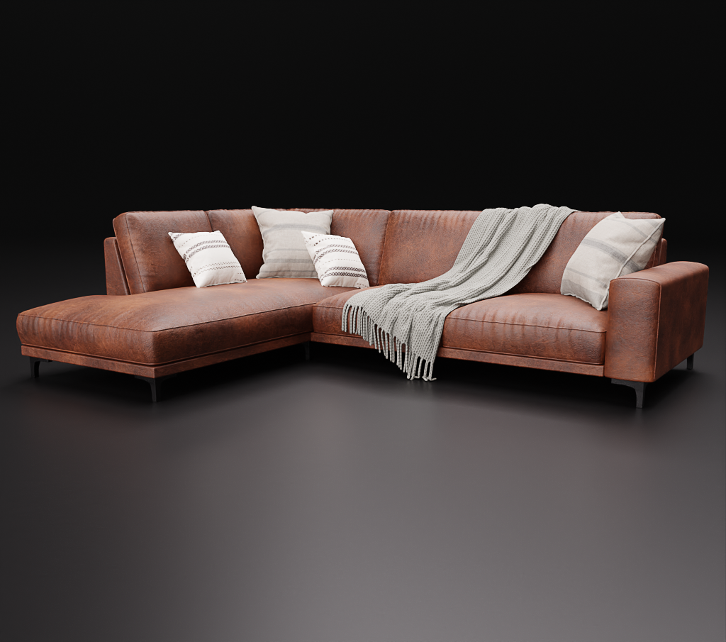 Sofa Corner Scandic Copenhagen | 3D Sofa models | BlenderKit
