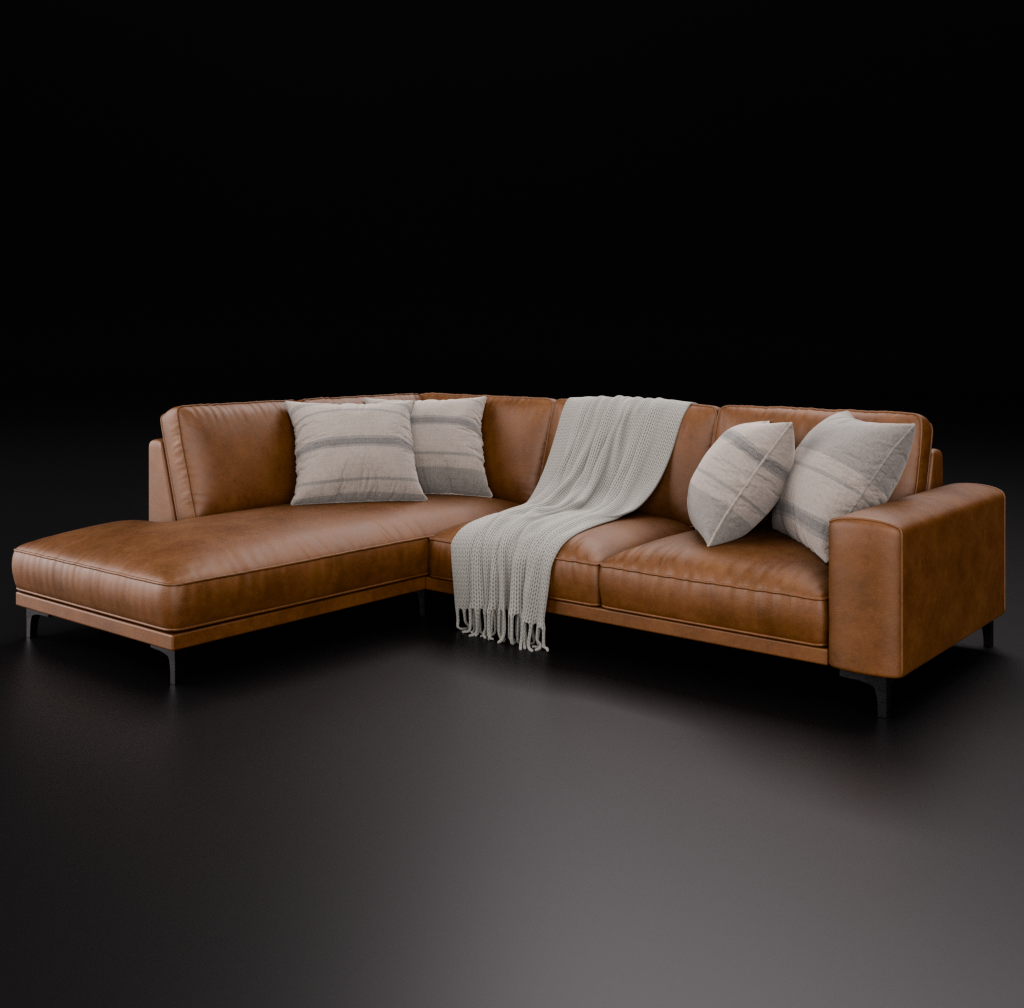 Sofa Corner Scandic Copenhagen | Sofas models | BlenderKit