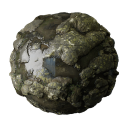 Rainy Stone Rock Ground | FREE rock materials | BlenderKit