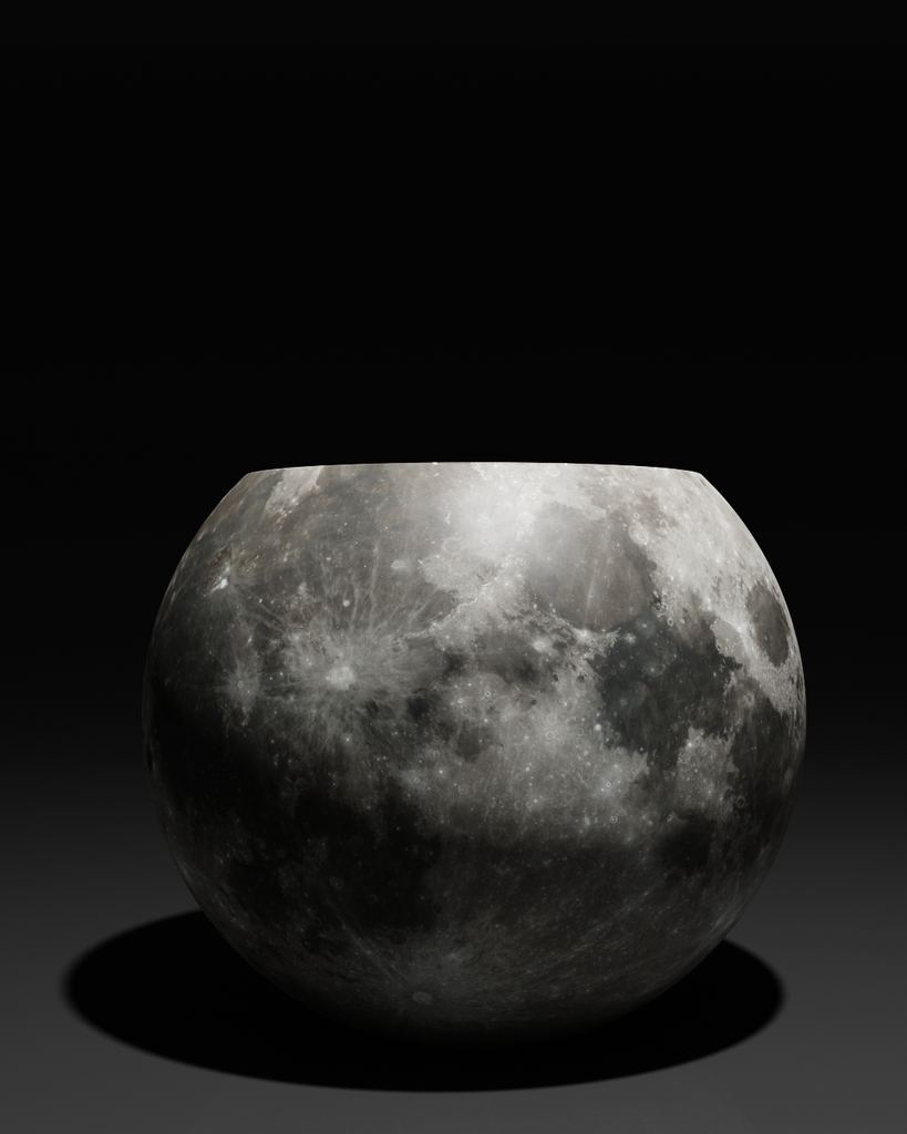Plant Pot in Moon Optic | Vases models | BlenderKit