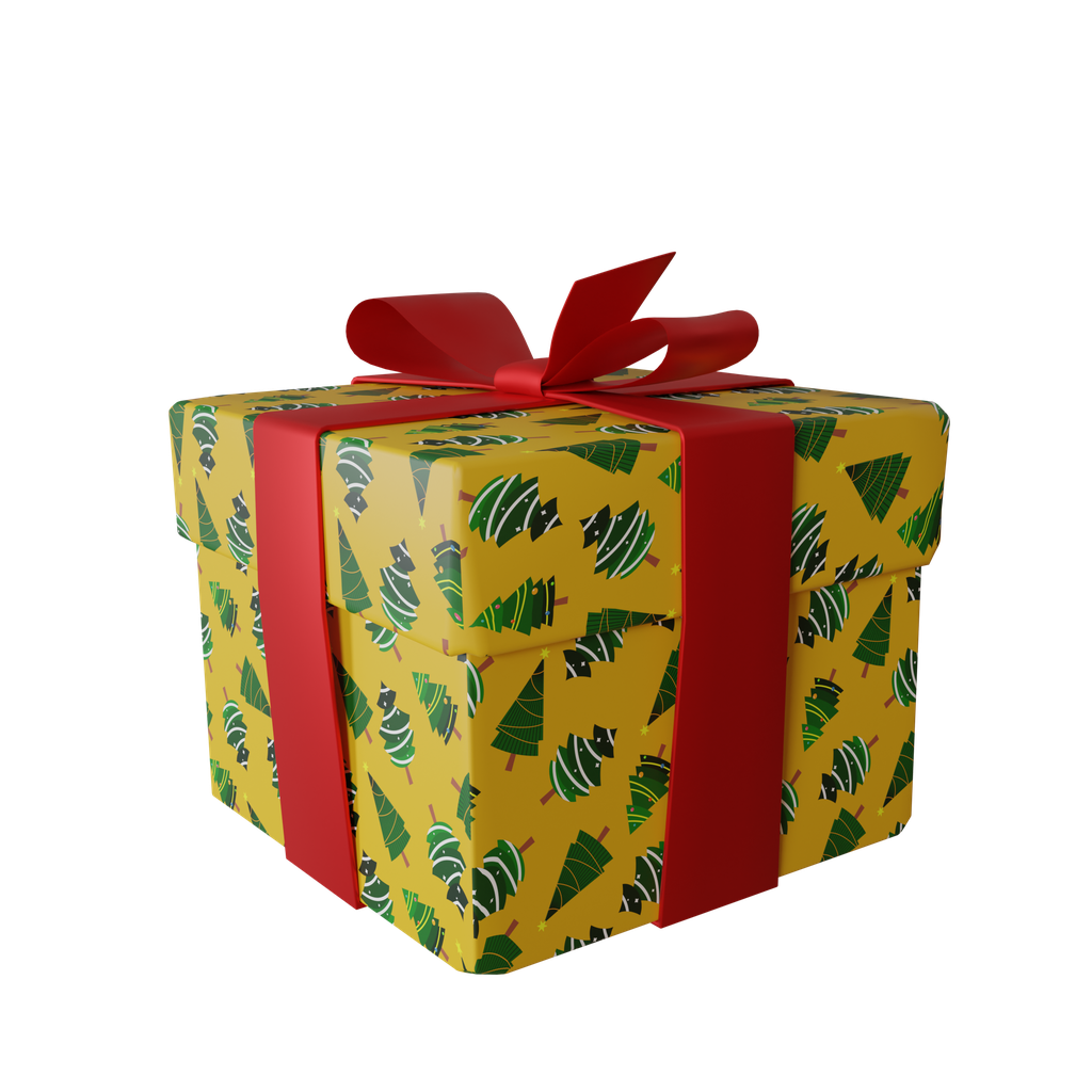 Christmas gift box | FREE Holiday Decorations models | BlenderKit