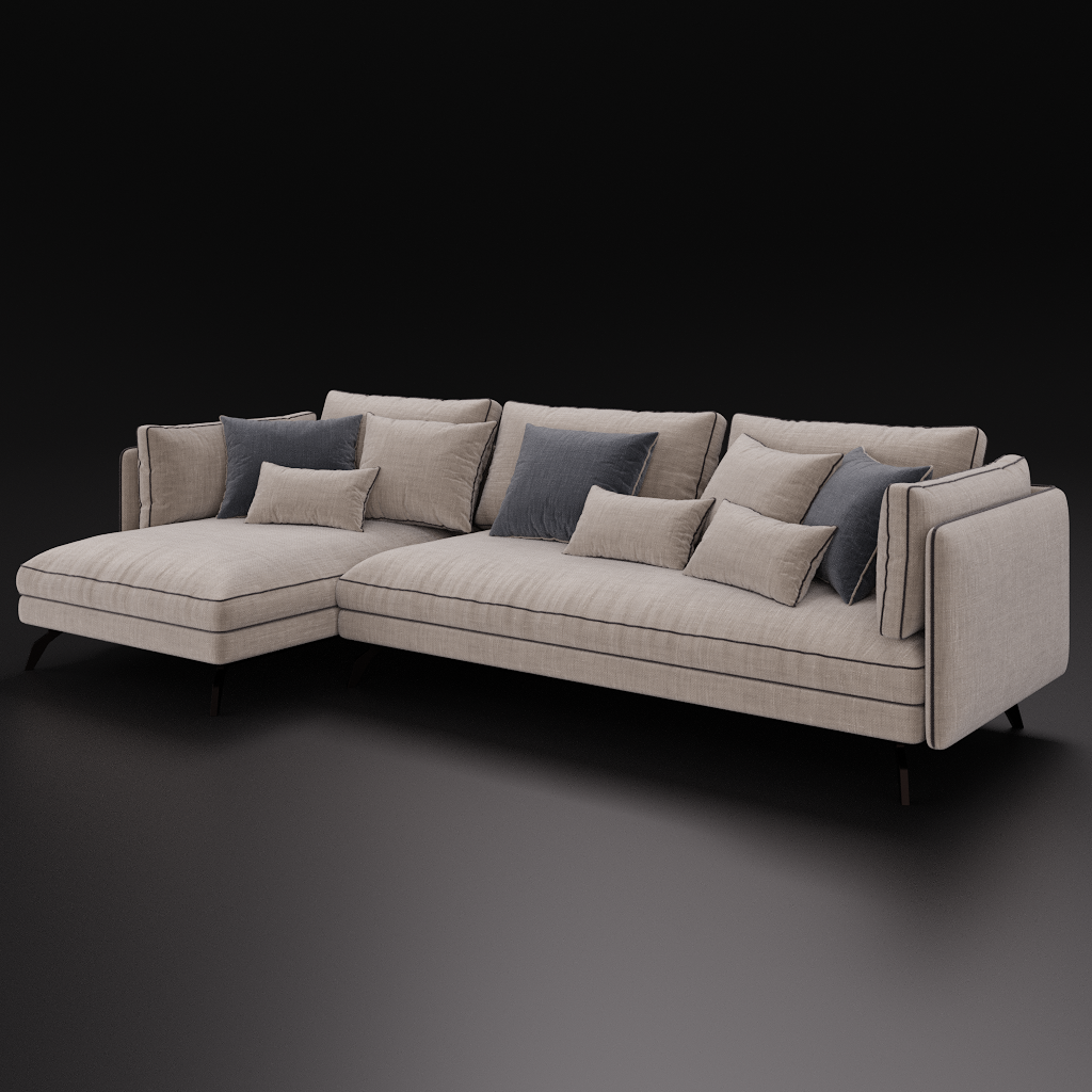 Sofa Milton | Sofas models | BlenderKit