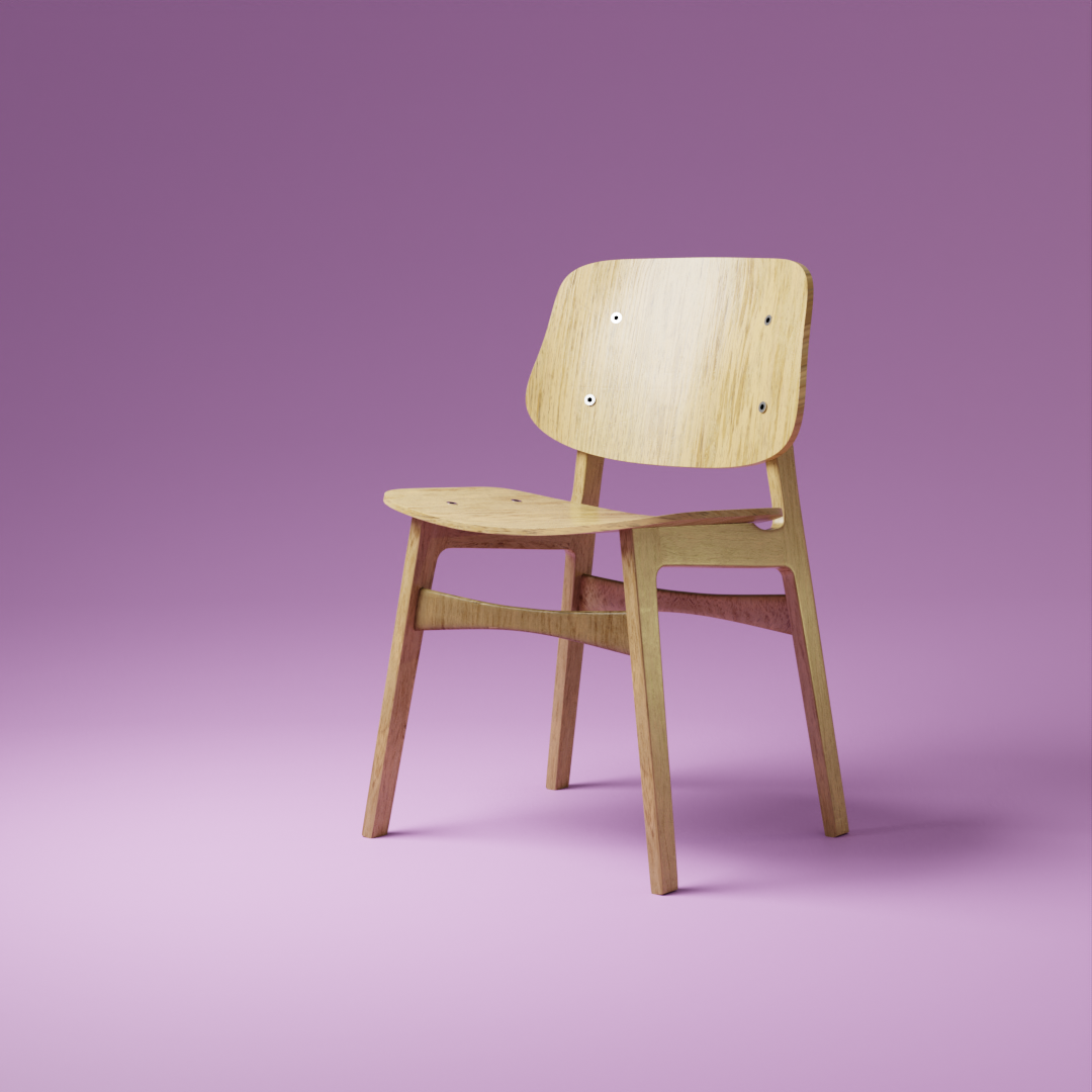 Soborg chair | FREE Sitting Chairs models | BlenderKit