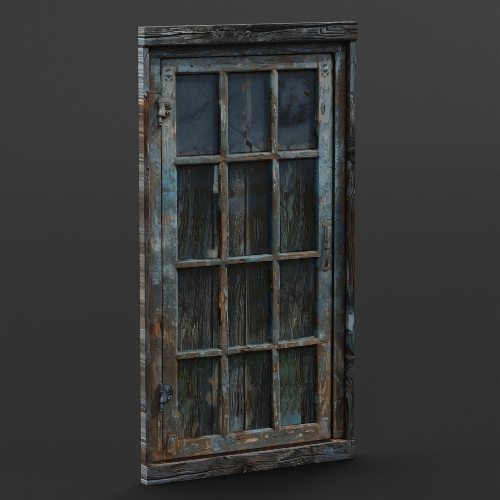 Old window - T - 74 | Windows models | BlenderKit