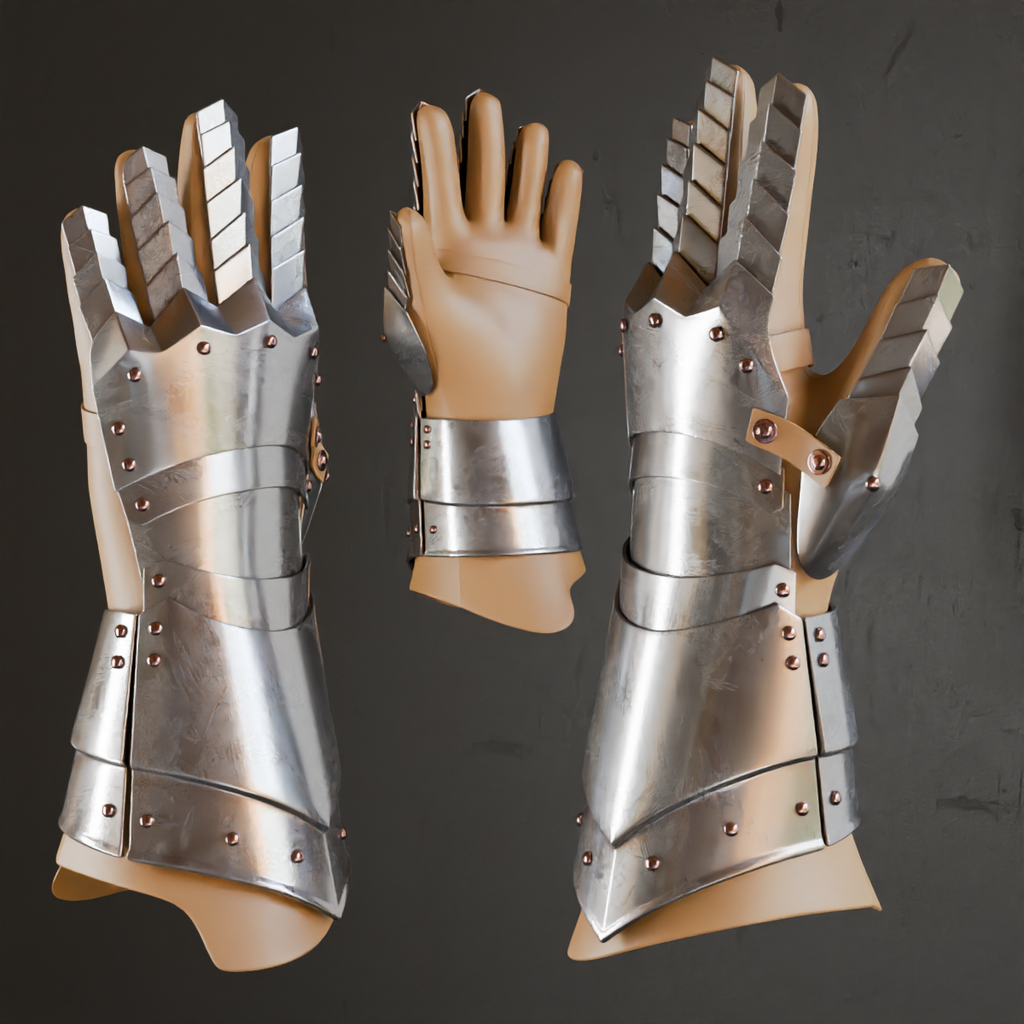MK HandArmor 003 | Historical Weapons models | BlenderKit