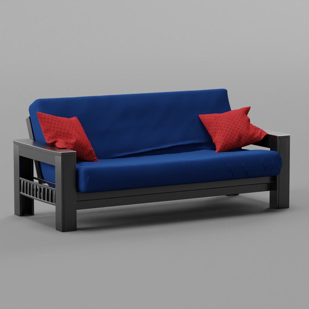 Futon | Sofas models | BlenderKit