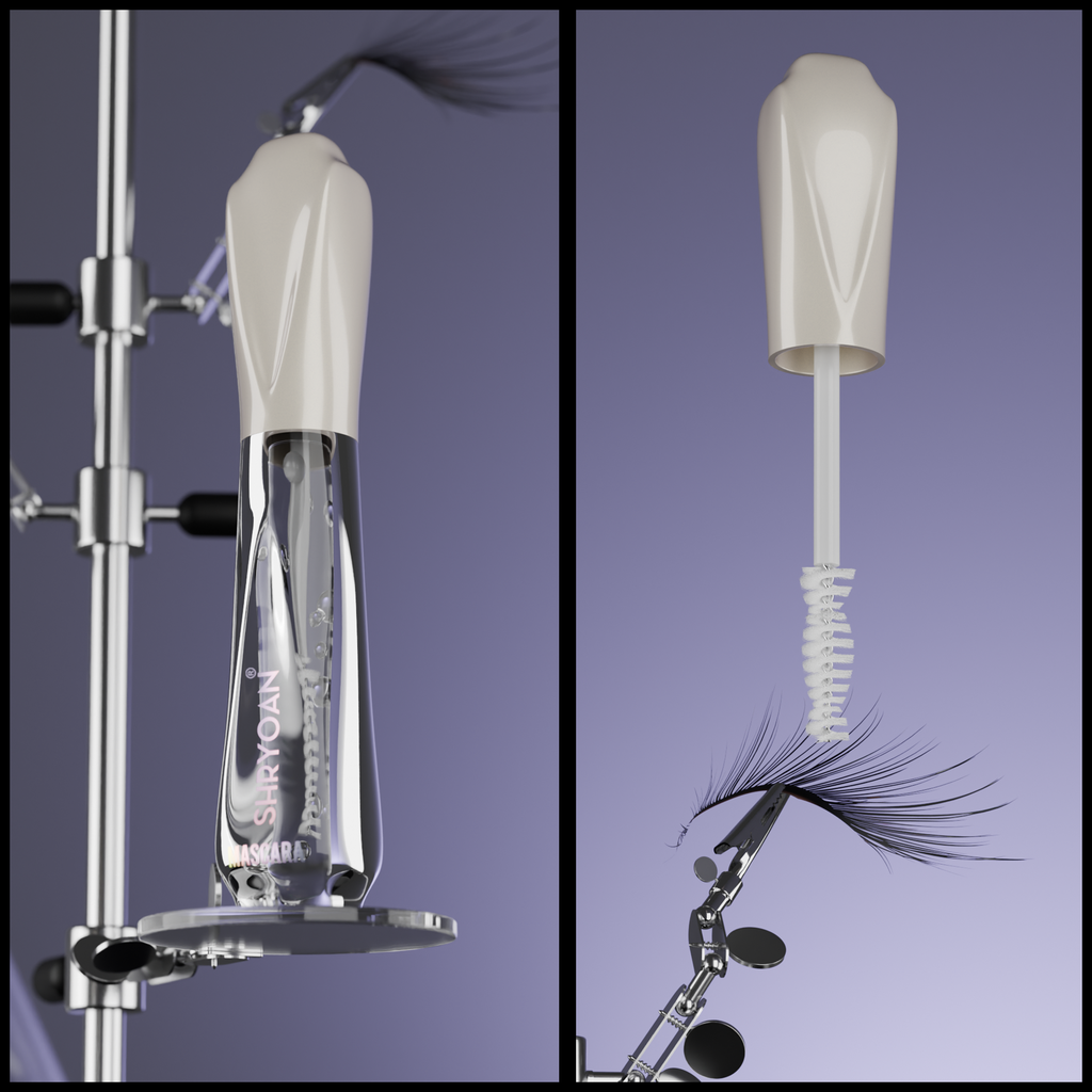 Mascara cap opening shot | Mockup scenes | BlenderKit