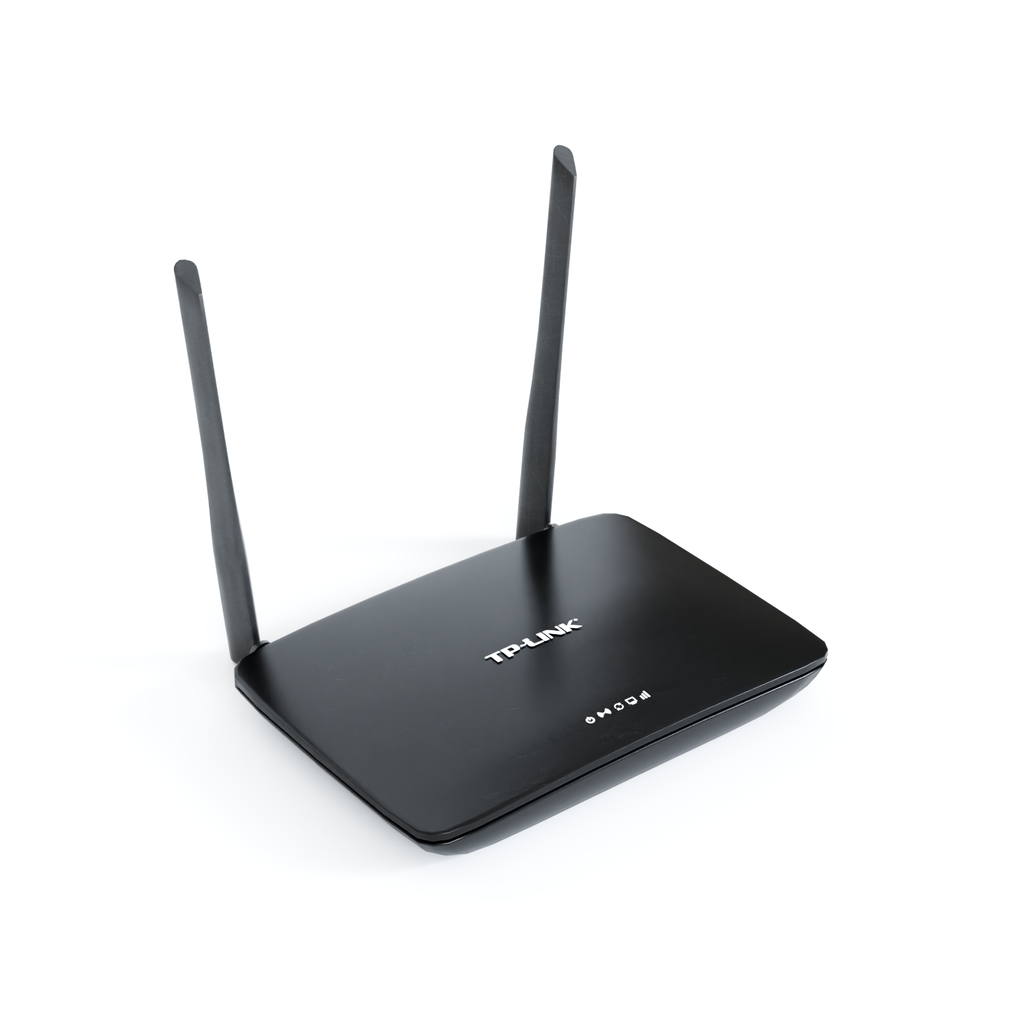BlenderKit | Download the Smart TP Link WiFi Router model