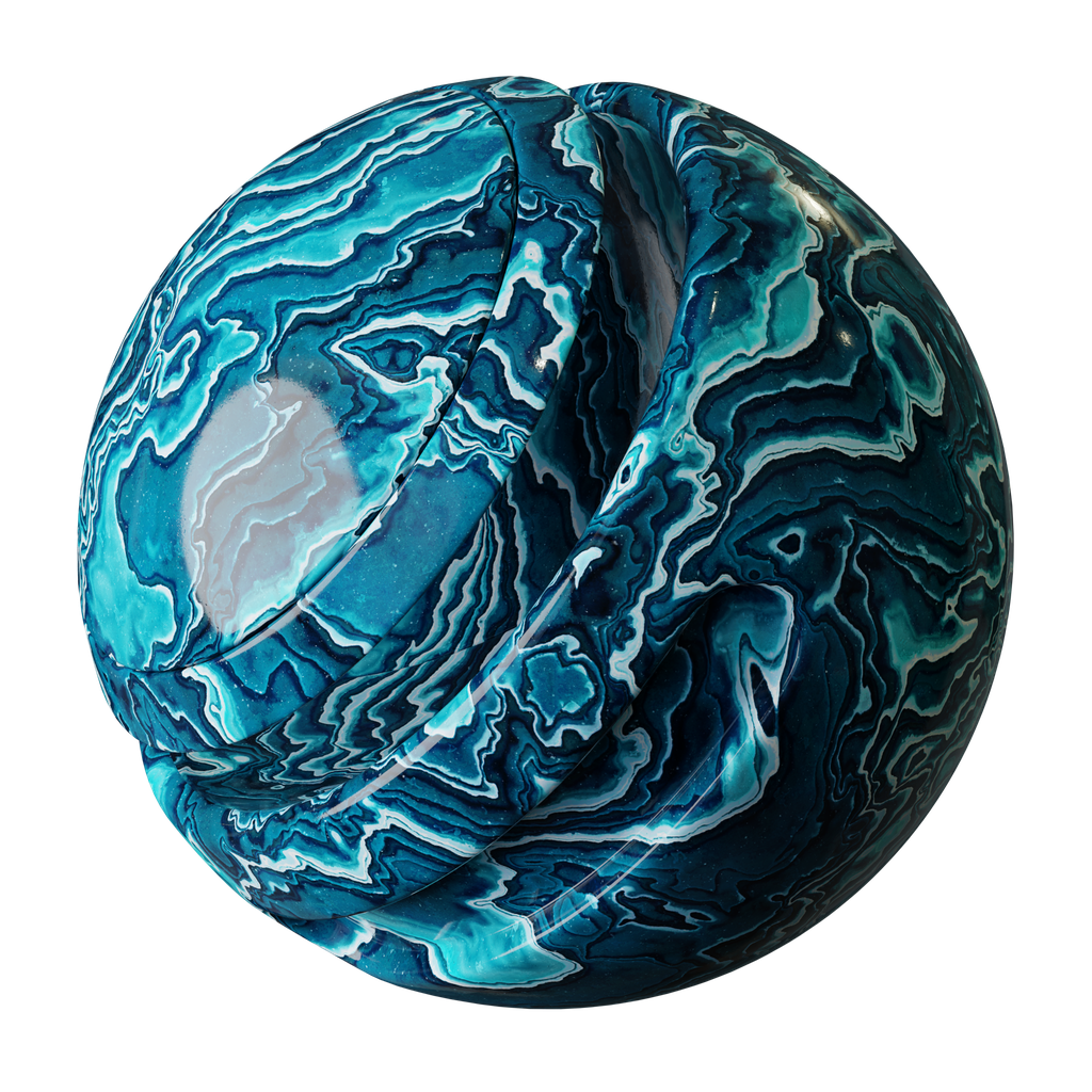 Blue marble | FREE marble materials | BlenderKit