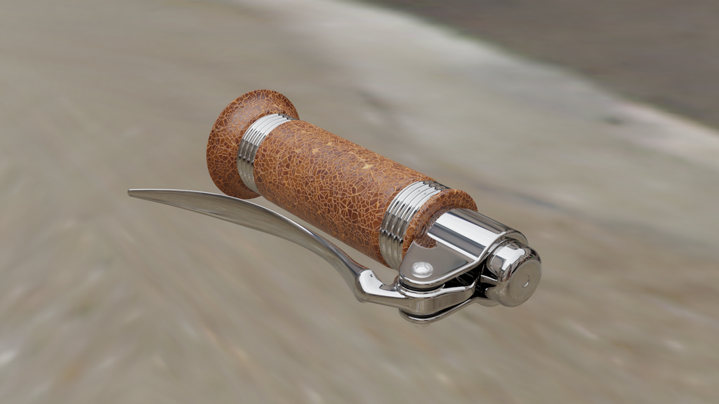 Retro Motorcycle Handle | FREE Historical Motocycles models | BlenderKit