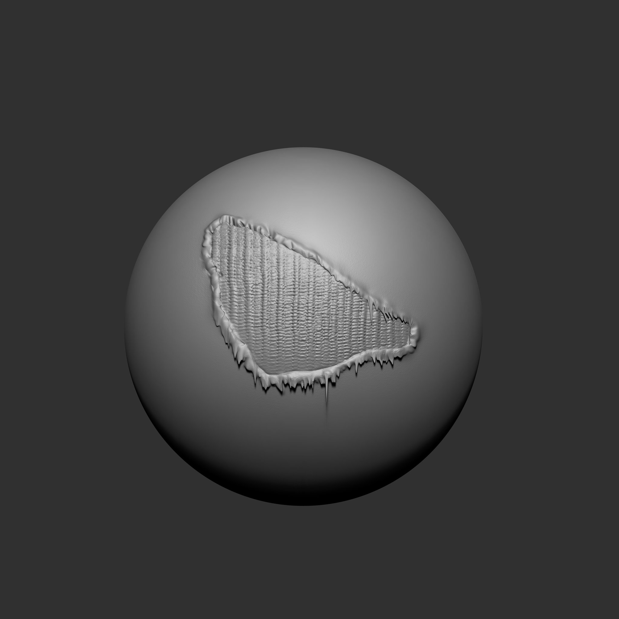 NS Cloth damage hole fabric | fabric brushes | BlenderKit