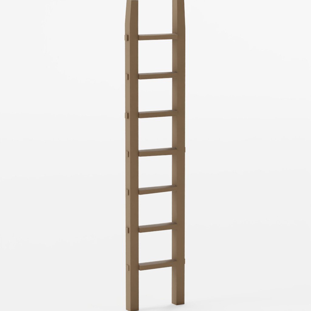 Ladder - LowPoly | Miscellaneous models | BlenderKit