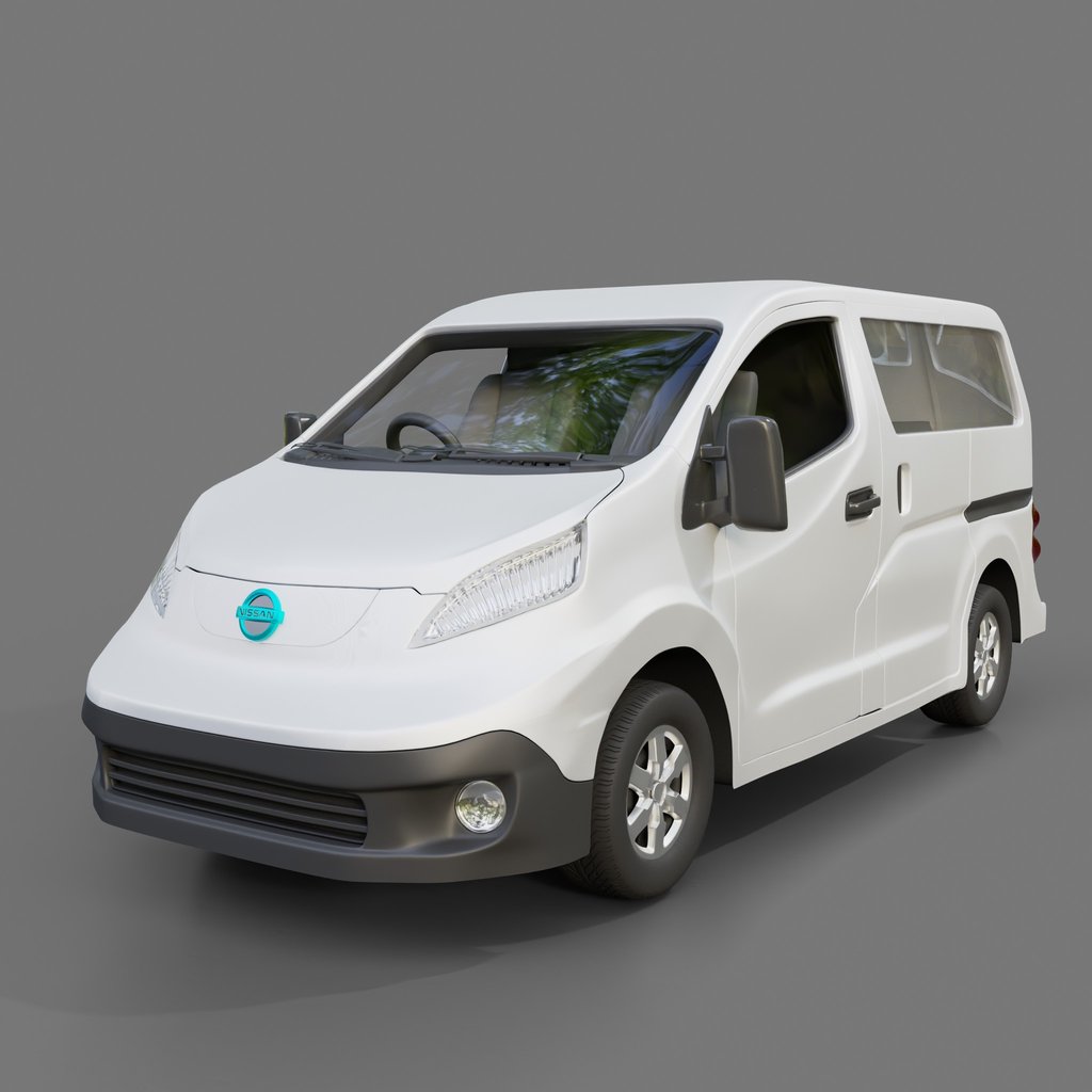 Nissan e NV 200 | Vans models | BlenderKit