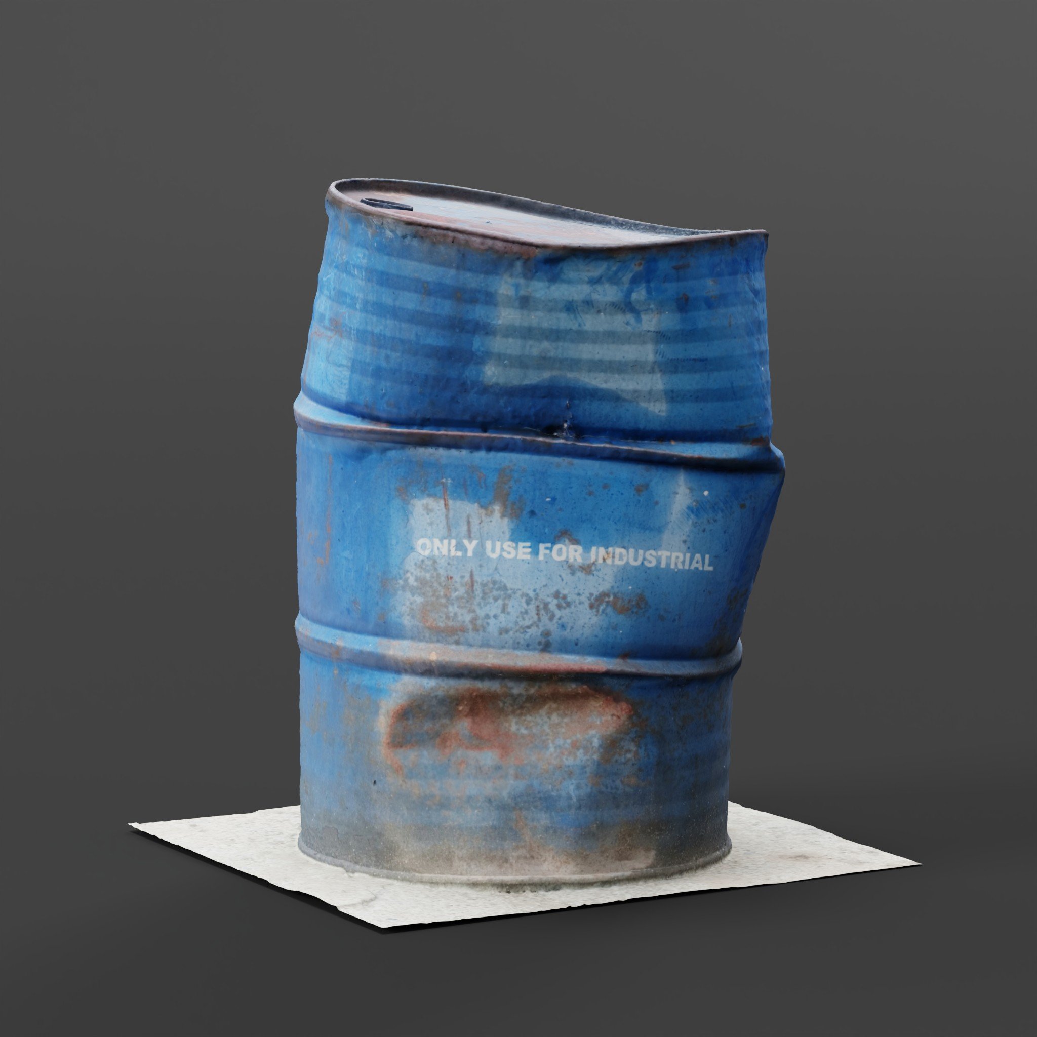 Industrial Steel Drum | FREE Containers models | BlenderKit