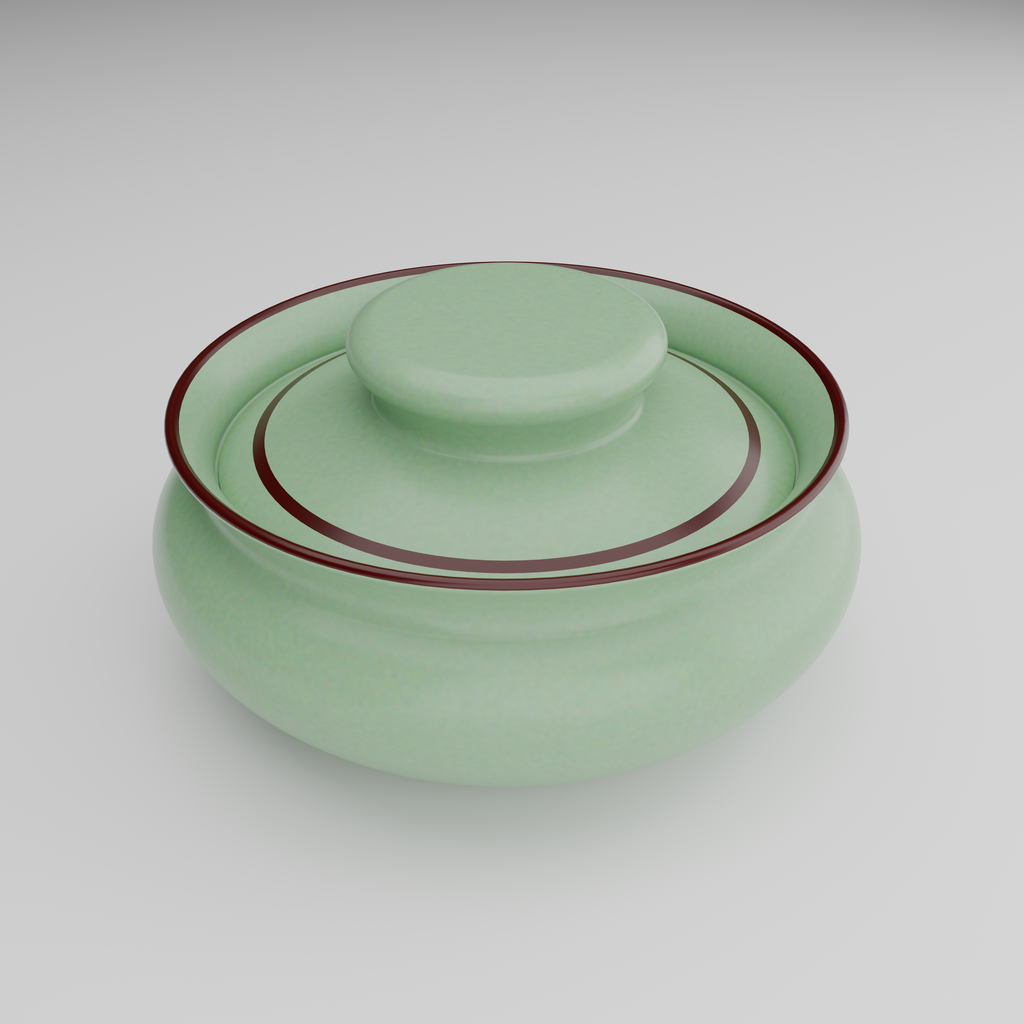 Ceramic pot | FREE Tableware Sets models | BlenderKit