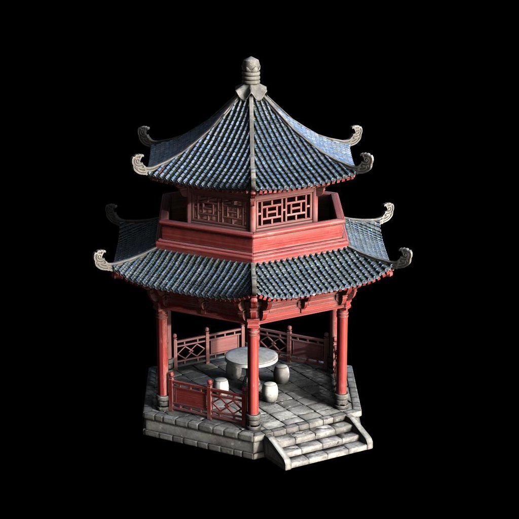 Low poly building | FREE Buildings models | BlenderKit