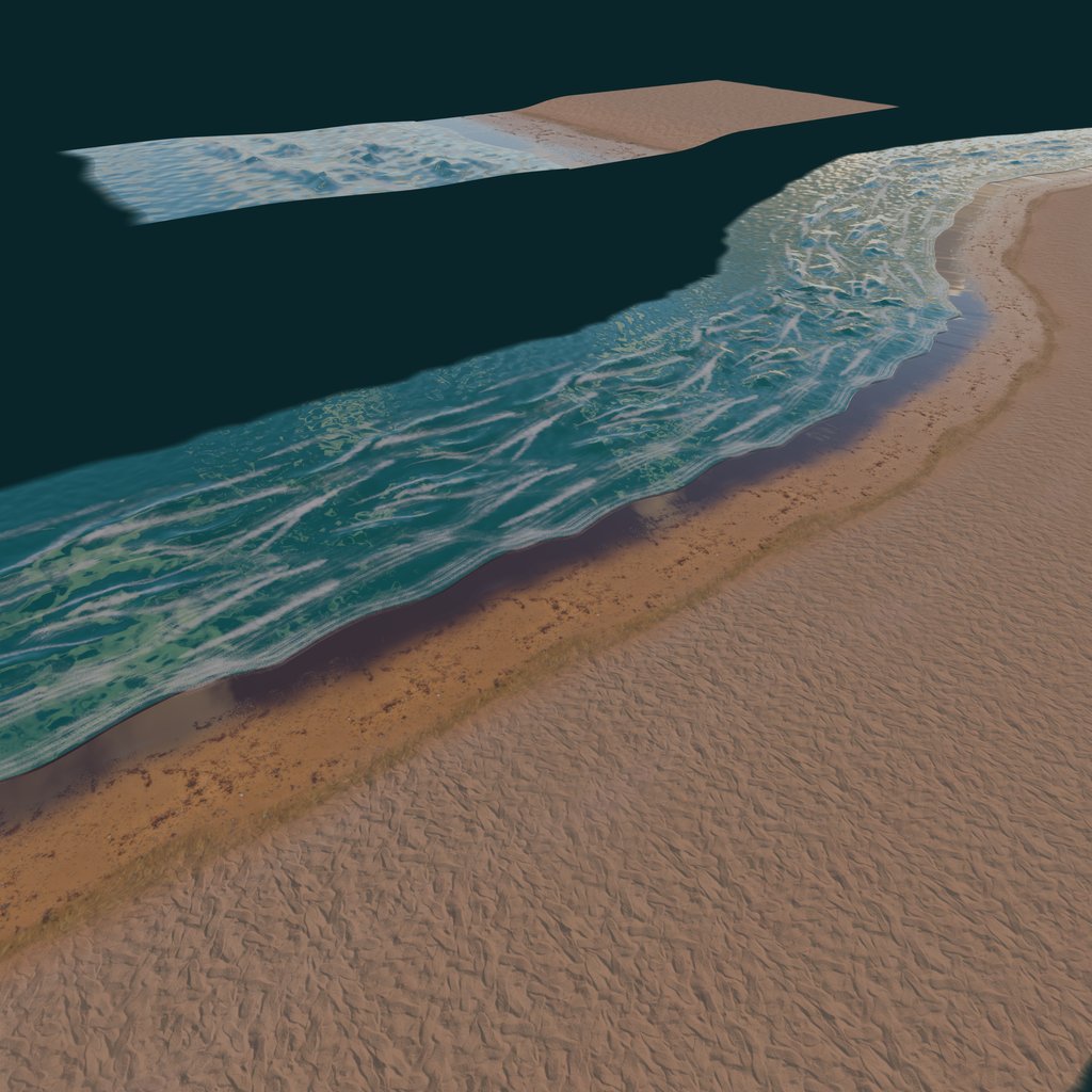 Beach Shoreline | Terrains models | BlenderKit