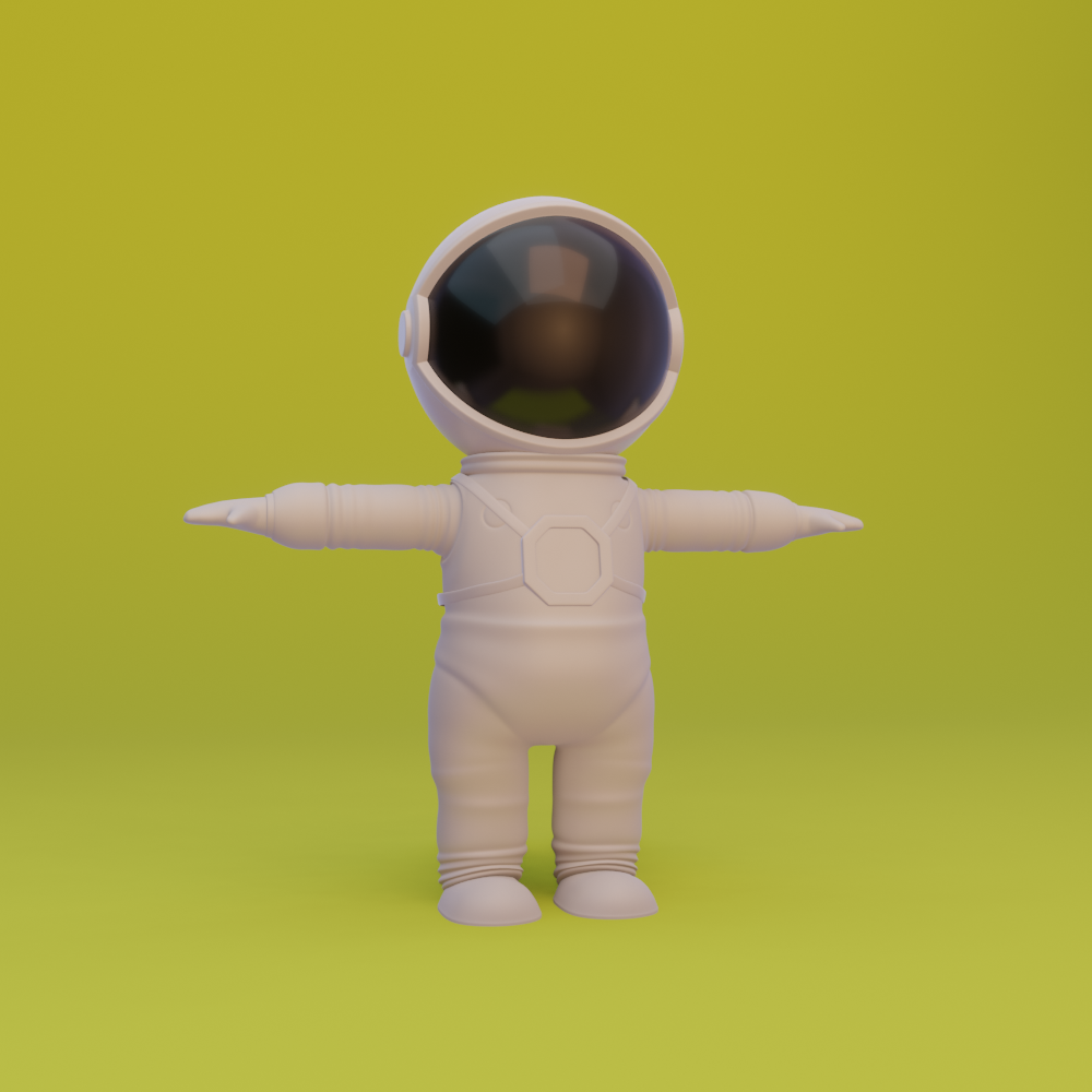 Astronut character | FREE Characters models | BlenderKit