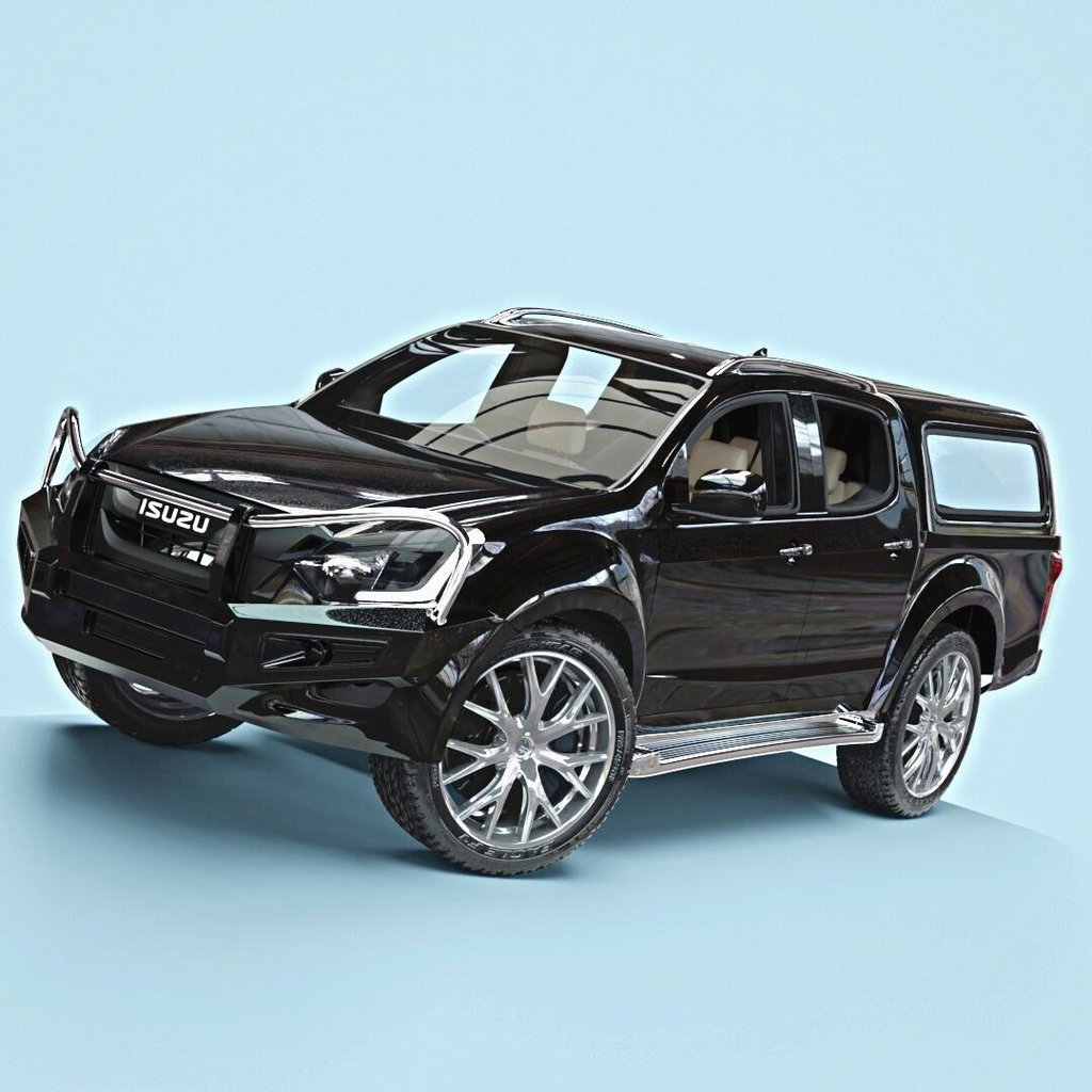 Isuzu Dmax 2019 | Modern Cars models | BlenderKit