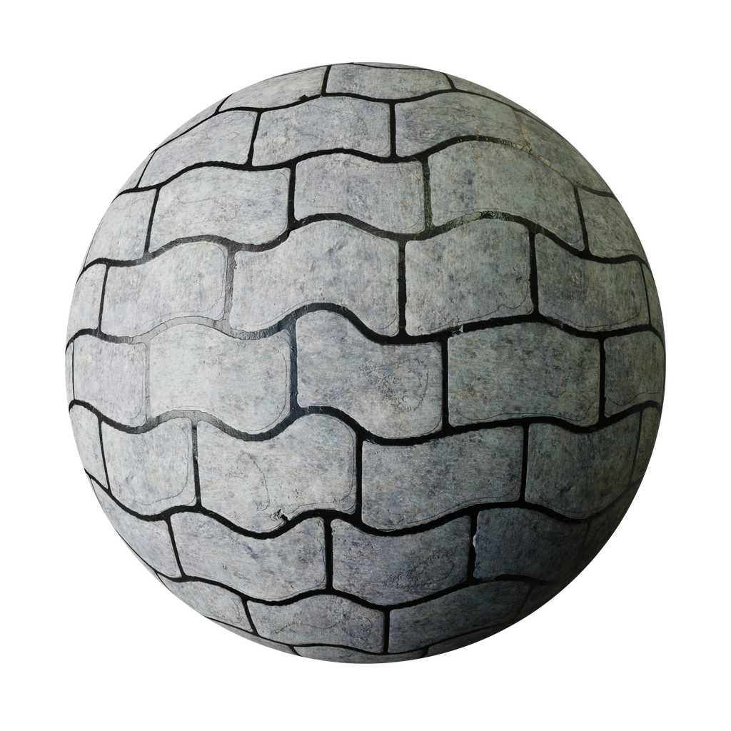Serpentine Rock Pavement | FREE floor materials | BlenderKit