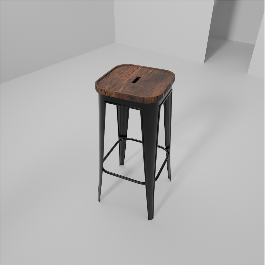 Stool | FREE Bar chairs models | BlenderKit