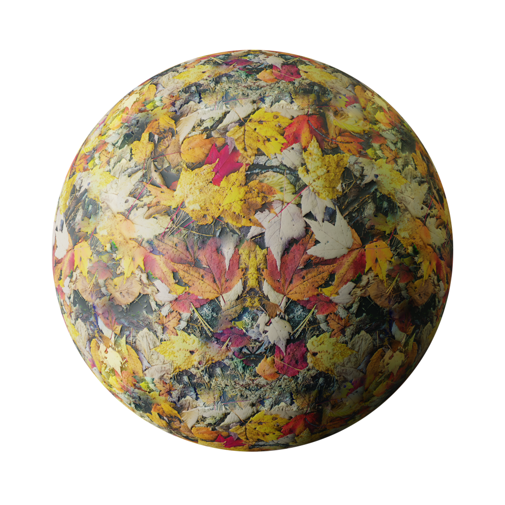 Leafy ground | FREE ground materials | BlenderKit