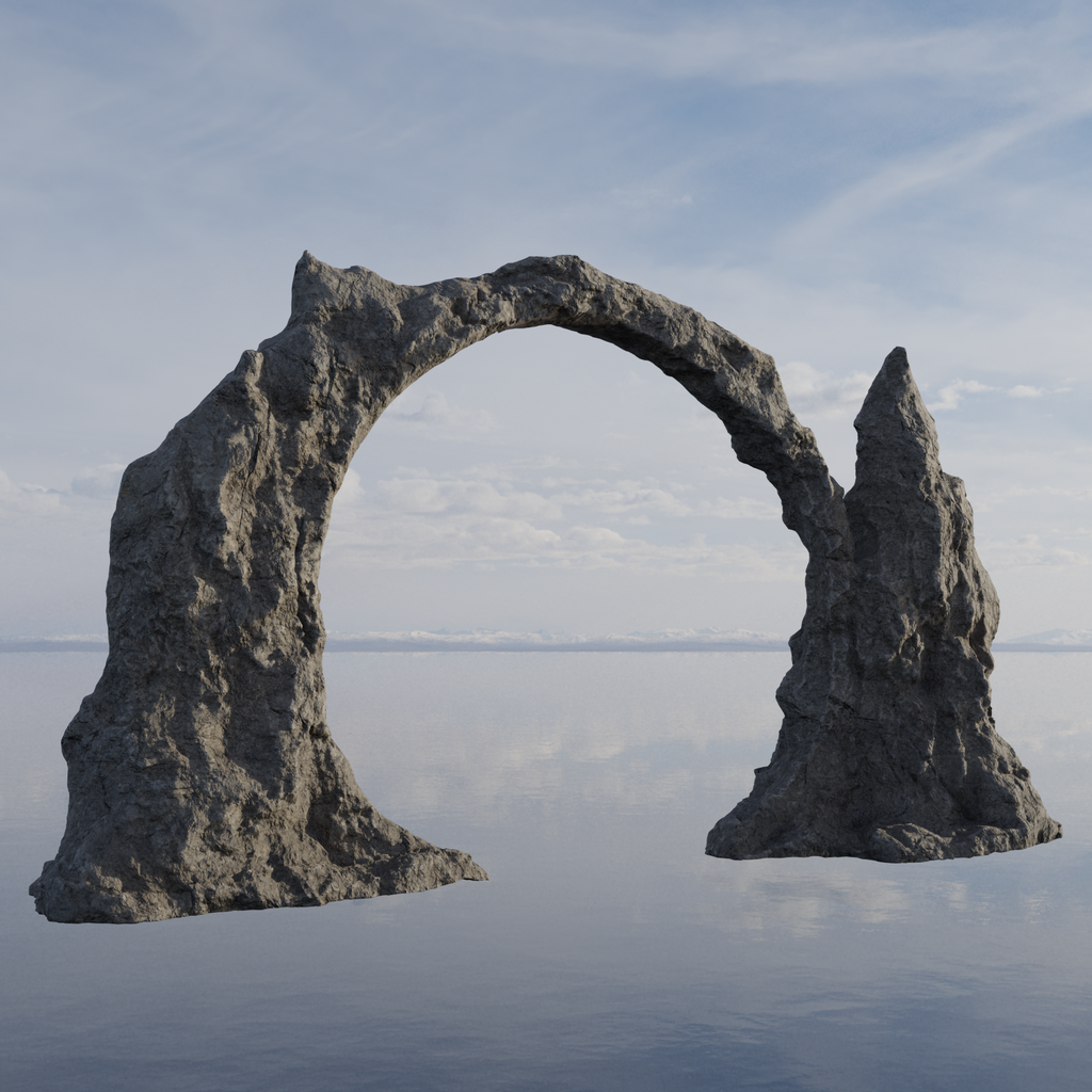 Rock Arch | Environment Elements models | BlenderKit