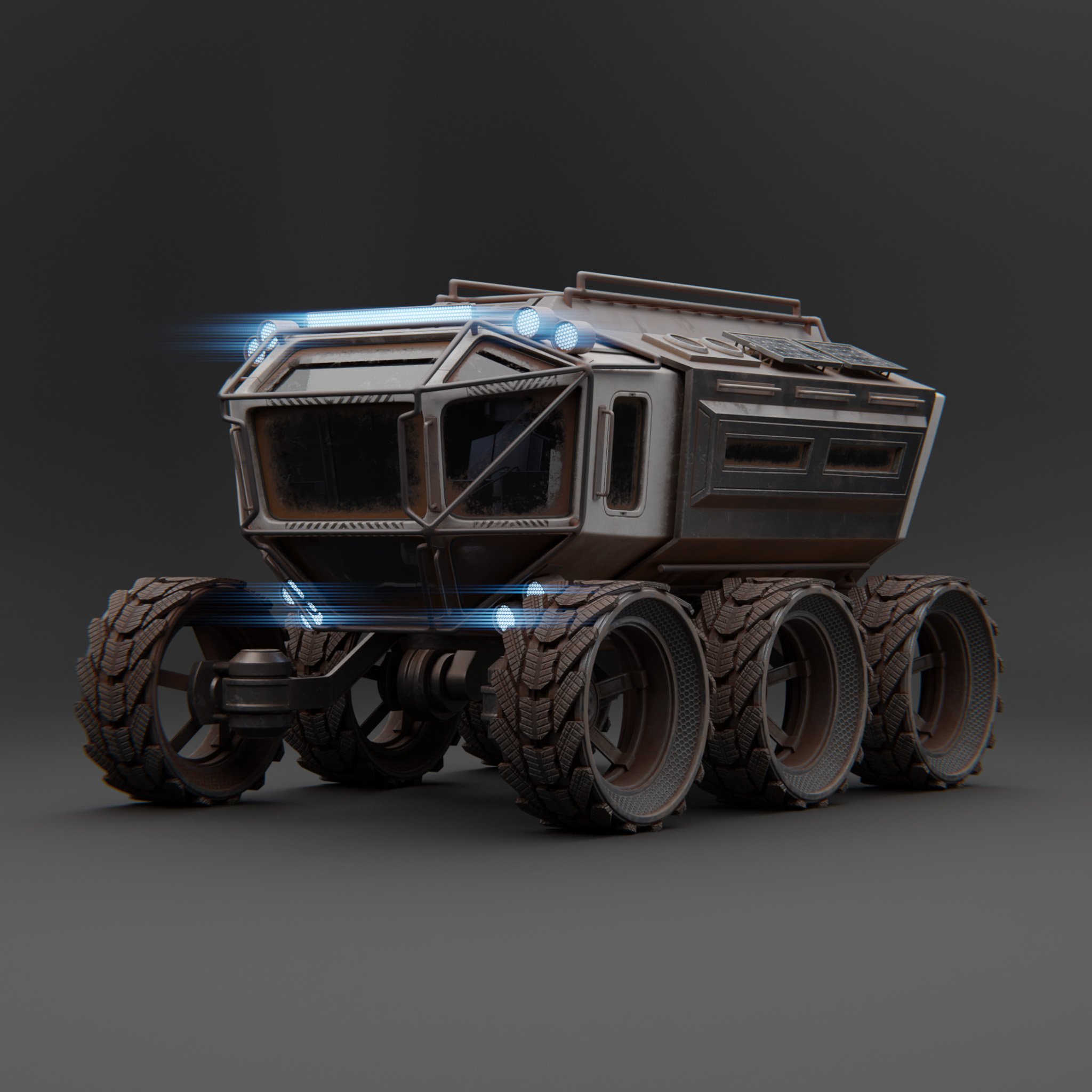 Planetary Rover | Sci-Fi Cars models | BlenderKit