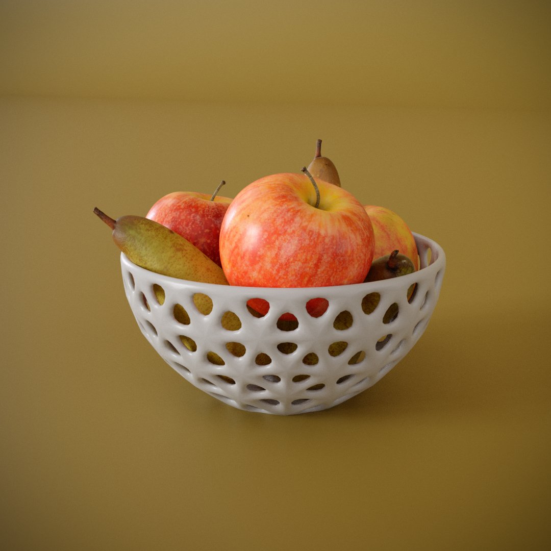 Basket of apples | Fruit & Vegetables models | BlenderKit