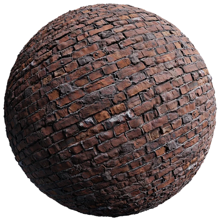 Red Small Brick | FREE bricks materials | BlenderKit