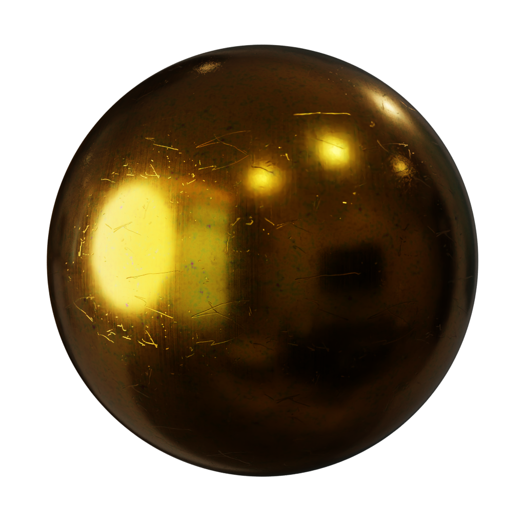 Bullet Brass | FREE metal materials | BlenderKit
