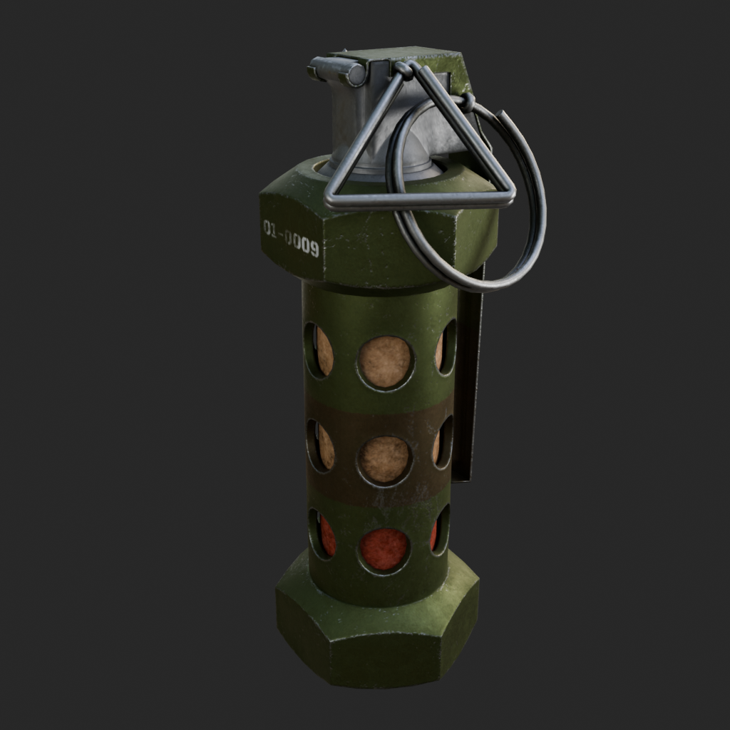 Flashbang granade | FREE Modern Weapons models | BlenderKit