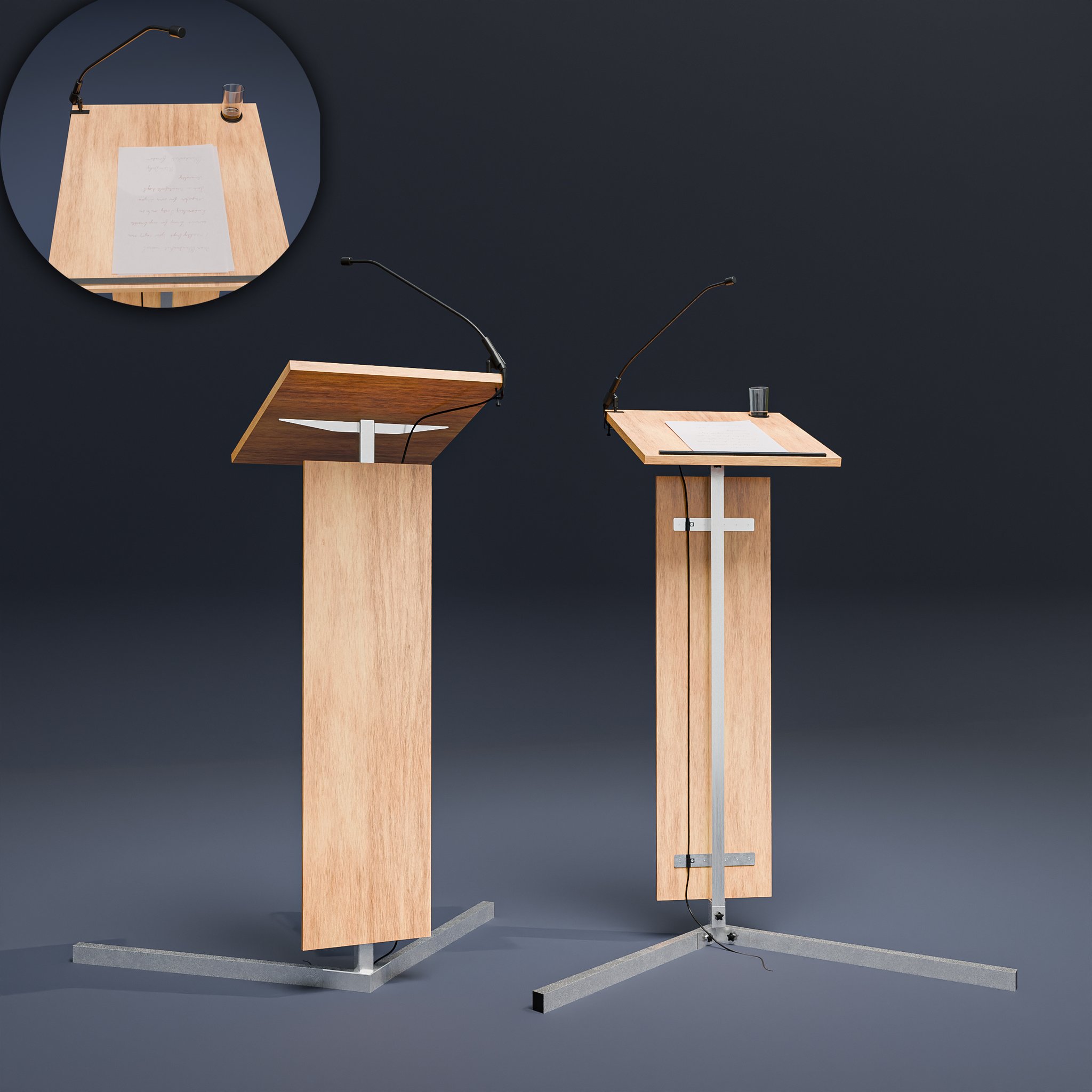 Porta Speech Pro | Miscellaneous models | BlenderKit