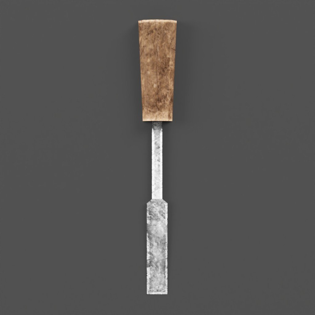 Wood chisel | Handtools models | BlenderKit