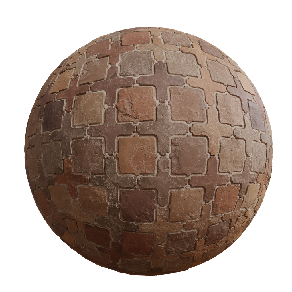 Rustic Concrete Tiles | FREE tiles materials | BlenderKit