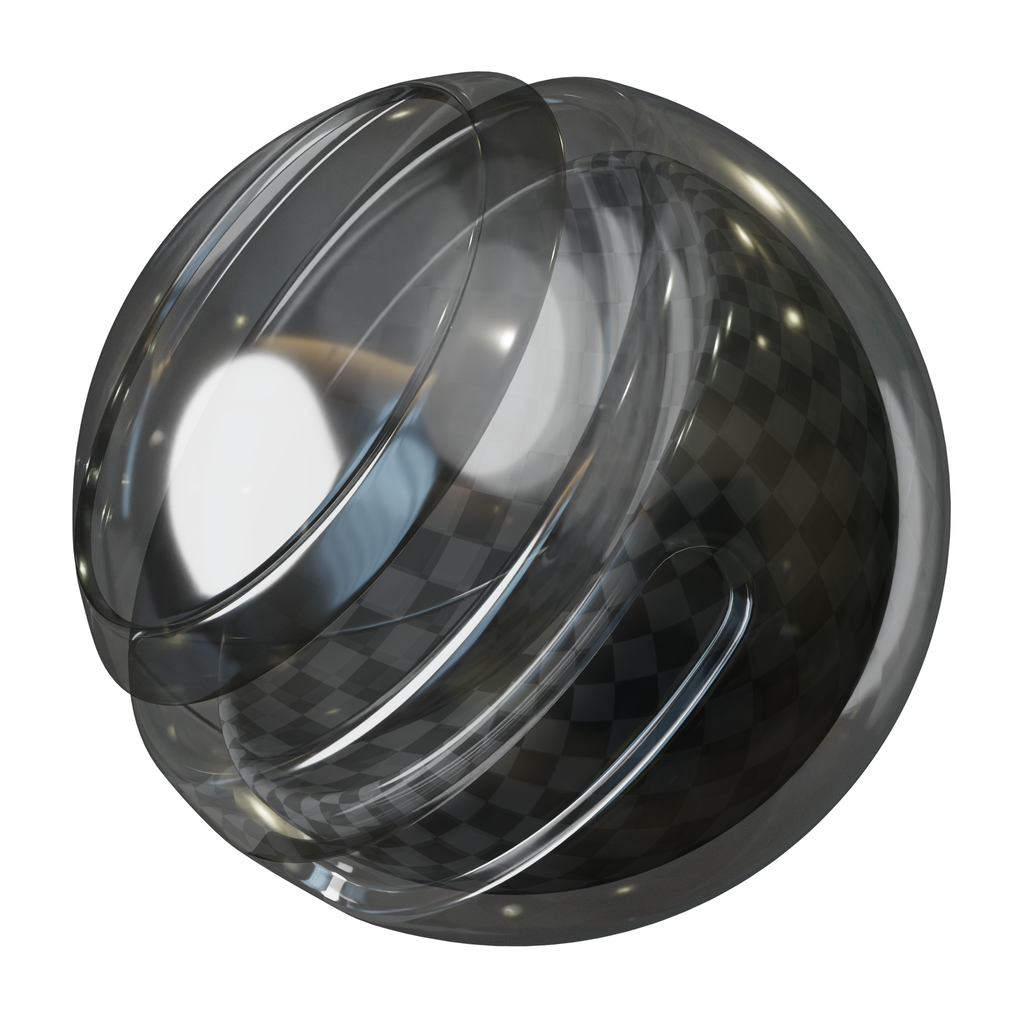 Transparent black plastic procedural | FREE plastic materials | BlenderKit
