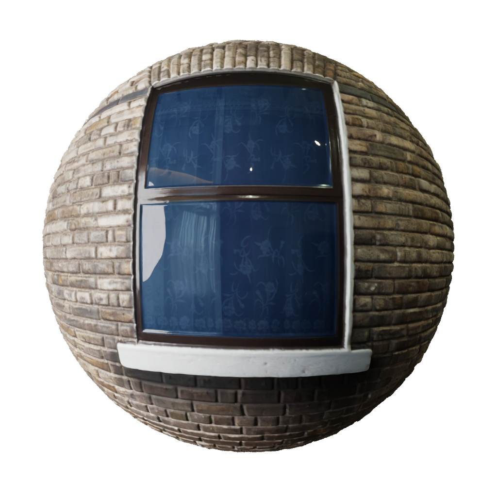 Windows Brick | FREE glass materials | BlenderKit