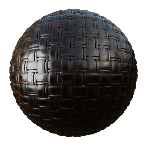 Plaited Leather One and Half Braid | FREE leather materials | BlenderKit