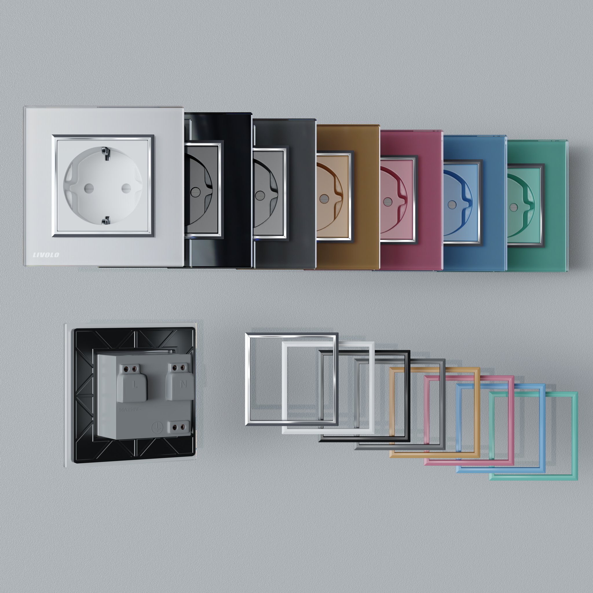 Single Wall Socket | Home Appliances models | BlenderKit