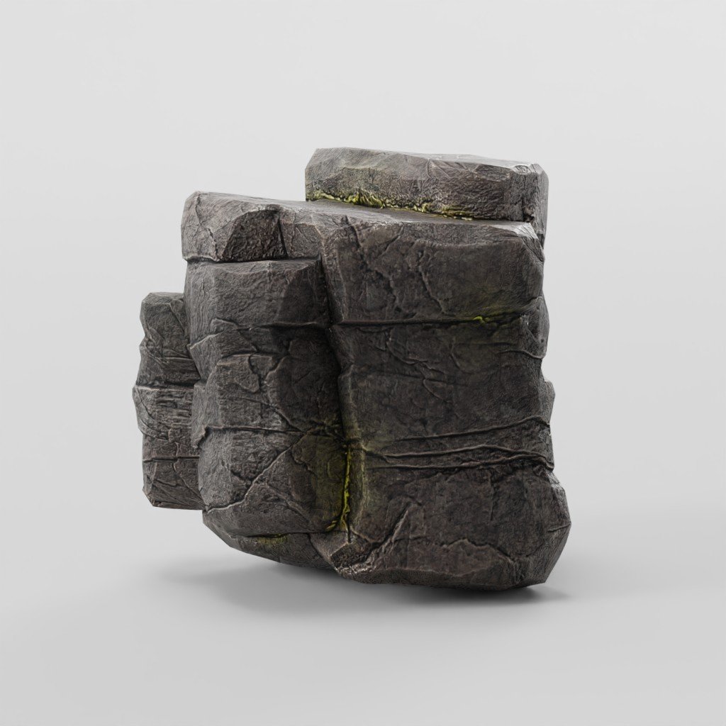 Cliff Rock 25 | 3D Terrain models | BlenderKit
