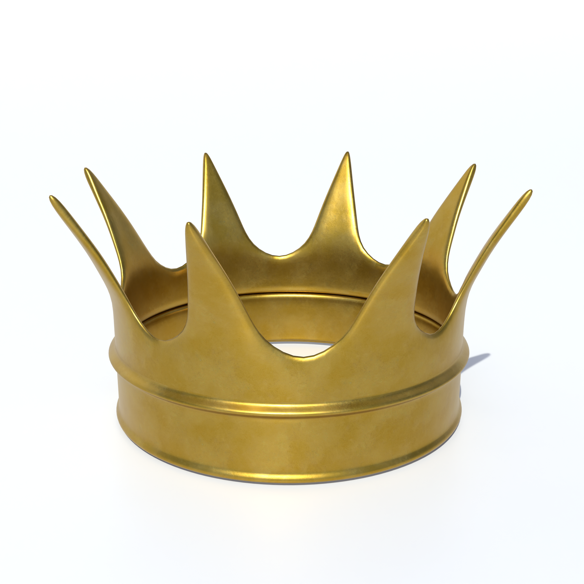 Low Poly Crown | Accessories models | BlenderKit